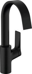 Hansgrohe Vivenis, umyvadlová baterie 210, s výpustí a otočným výtokem, EcoSmart, černá matná, 75030670