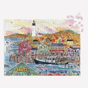 Galison Puzzle Podzim u moře / 1000 dílků / od 8 let