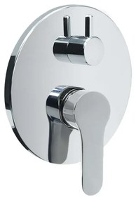 Mereo Mereo, Sprchová podomítková baterie s trojcestným přepínačem, Zuna, Mbox, kryt, chrom, CB60157ZA