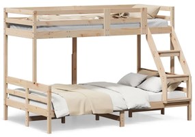 Patrová postel 90 x 200/120 x 200 cm masivní borové dřevo