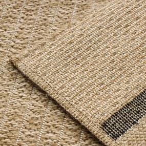Dywany Łuszczów, Kusový koberec Spark 0689 beige/black, 160x220, béžová, chodba / předsíň
