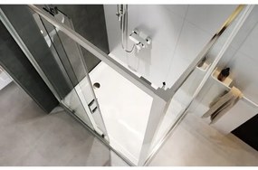 CERSANIT sprchový kout ARTECO, průhledný 120x90x190, chrom, S157-012