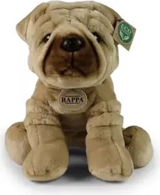 RAPPA Plyšový pes šarpej 30 cm / ECO-FRIENDLY  / od 0 let