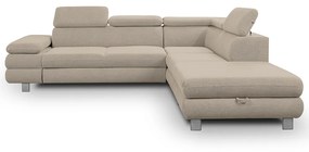 Sedací souprava CONTI NEW | 276x226 cm | PRAVÁ | rozkládací + úložný prostor | VÝBĚR TKANIN