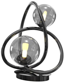 Wofi | Wofi 8014-205 - LED Stolní lampa NANCY 2xG9/3,5W/230V černý chrom | W3993