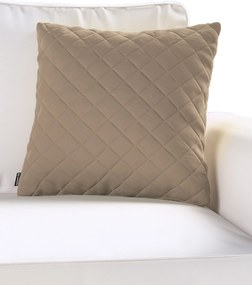 Potah Kinga s prošitím 43 x 43 cm barva béžová látka lesklé, sametová