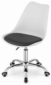 Bílo-černá kancelářská židle PANSY