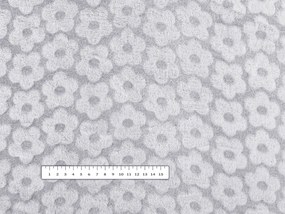 Biante Mikroplyšová deka MIP-025 Světle šedé květy 75x100 cm