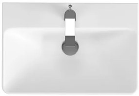 Cersanit - SET B278 LARA MILLE SLIM 60 (SKŘÍŇKA + UMYVADLO), ŠEDÁ, S801-317-DSM