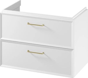 Cersanit Mille, umyvadlová skříňka 794x446x551 mm, bílá matná, S1021-004
