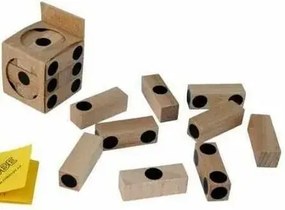 Česká dřevěná hračka Dřevěný hlavolam kostka Cube / od 3 let