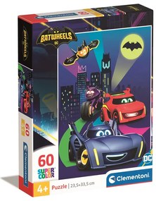 Clementoni - Puzzle 60 Batwheels
