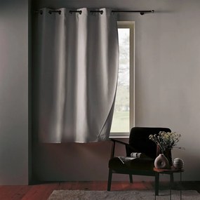Bílý termo/odhlučňovací závěs z mikrovlákna 135x180 cm Micropolar – douceur d'intérieur