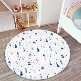 Bílý dětský koberec ø 120 cm Comfort – Mila Home