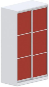 Artspect 351255P-B - Šatní skříň s posuvnými dveřmi 120x62x205cm - Rose Pink