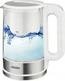 Mesko MS 1301w bílá / Rychlovarná skleněná konvice / 1850 W / 1.7 L /