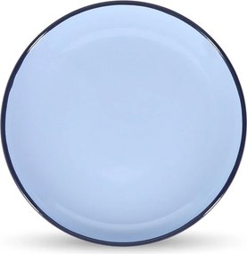 Modrý dezertní talíř z kameniny ø 18 cm Duo – ONA