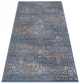 Vlněný kusový koberec Hamid modrý 240x340cm