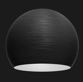 Doxis Globe 500 Textured, závěsné designové led svítidlo Barva: Černá/bílá matná, Chromatičnost: 2700K