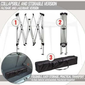 JAGO Zahradní párty stan, 3 x 3 m, béžový