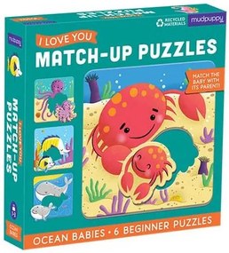 Puzzle match-up puzzle - mláďata z oceánu