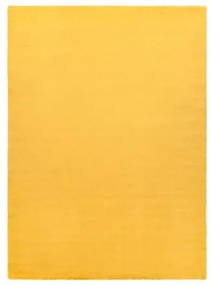 koberec BUNNY, zlatá, imitace králíčí kožešiny velikost 160x220 cm | krásné koberce cz