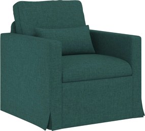 Set pohovek 2 ks Tmavě zelená textil 3407584