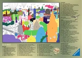 Ravensburger Puzzle Kolem Velké Británie a Irska / 1000 dílků / od 14