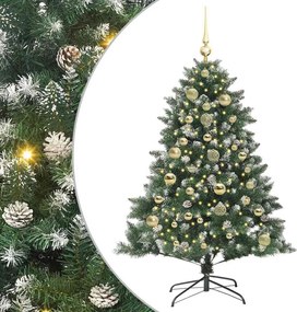 Umělý vánoční stromeček Zelená 150 cm PVC, plast a ocel 3395225