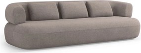 Světle hnědá pohovka z textilie bouclé 200 cm Jenny – Micadoni