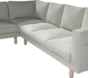 Potah na pohovku IKEA Norsborg rohová 5-místná barva zelená látka sametová