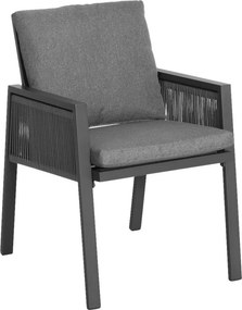 XXXLutz KŘESLO NA TERASU, kov, plast, textil Amatio Pro - Zahradní křesla - 000621000601