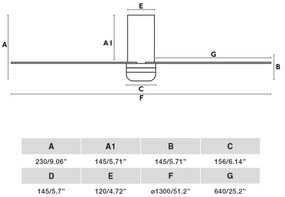 FARO 33831-1TW-LED Stmív. ventilátor PUNT TUB M LED/18W/230V 3000/4200/6500K +DO