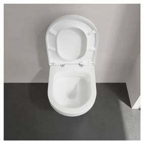 Villeroy & Boch Villeroy &amp; Boch ARCHITECTURA - WC mísa bezrámová, 530x370 mm, závěsný model, DirectFlush, vodorovný odpad, bílá alpin 4694R001