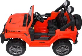 Elektrické autíčko Jeep Wrangler Rubicon LIFT oranžové