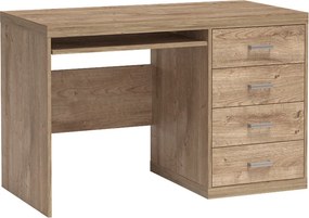 NATURAL | psací stůl N16 se zásuvkami a výsuvem na klávesnici | 120 cm | dub ribbeck