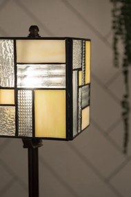 Stolní lampa Tiffany Cubio - 13*13*18 cm E14/max 1*25W