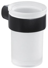 Gedy, PIRENEI pohár, černá matná/mléčné sklo, PI1014