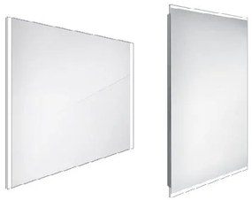 Nimco Zrcadla - Zrcadlo s LED osvětlením, 800x700 mm, hliník ZP 11003