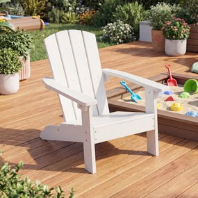 Costway Dětská židle Adirondack ze zahradní židle HIPS s ergonomickou opěrkou
