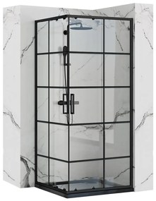 Sprchový kout Rea CONCEPT 90x90 cm černý