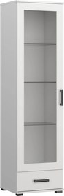 ADRK Furniture Frazio Vysoká vitrína ADRK-SHC-FRA-50-W