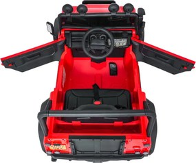 Elektrické autíčko Land Rover Defender 110 SVX červené