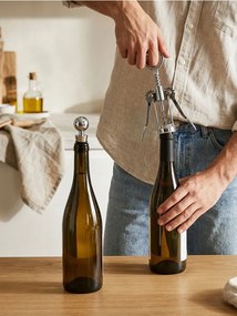 Sinsay - Křídlová vývrtka se zátkou na láhev 2 pack - sříbrná