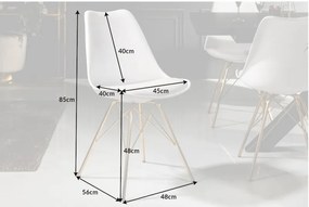Židle Scandinavia Meisterstück bílé zlato/ 41698