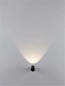 NV 9136176 Venkovní nástěnné svítidlo BRICE černý hliník skleněný difuzor Osram LED 6W 3000K 220-240V IP54 - NOVA LUCE