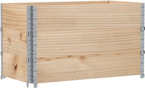 Zahradní truhlík 100 x 50 cm masivní borové dřevo 3295427
