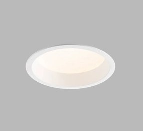 Stmívatelné zápustné LED svítidlo ZETA - bílá, 3000 K, 15 W, 1620 lm, 136 mm, 120 mm, 56,5 mm, DALI