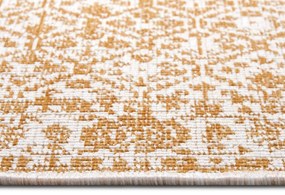 NORTHRUGS - Hanse Home koberce Kusový koberec Twin-Wendeteppiche 105789 Ochre – na ven i na doma - 80x150 cm