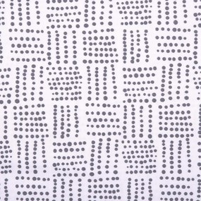 SCANquilt povlečení EXCLUSIVE TENCEL PLUS dobby bílošedá 140 x 200/70 x 90 cm